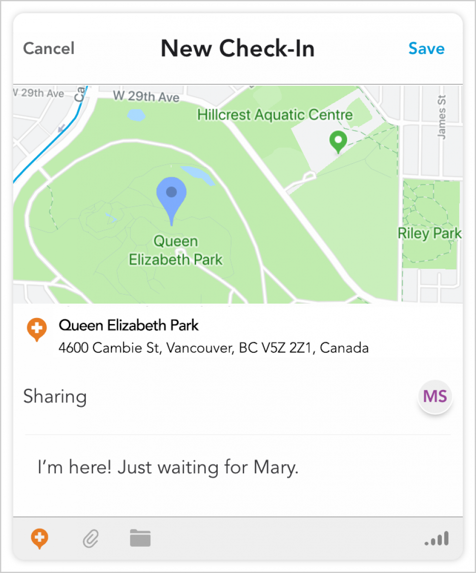 Check-Ins | Parents - Website | OurFamilyWizard